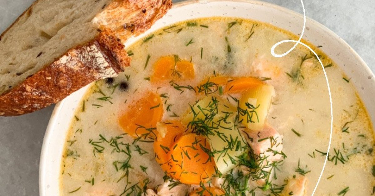Fínska lososová polievka - recept od @simona_malkova pre inteligentný ...